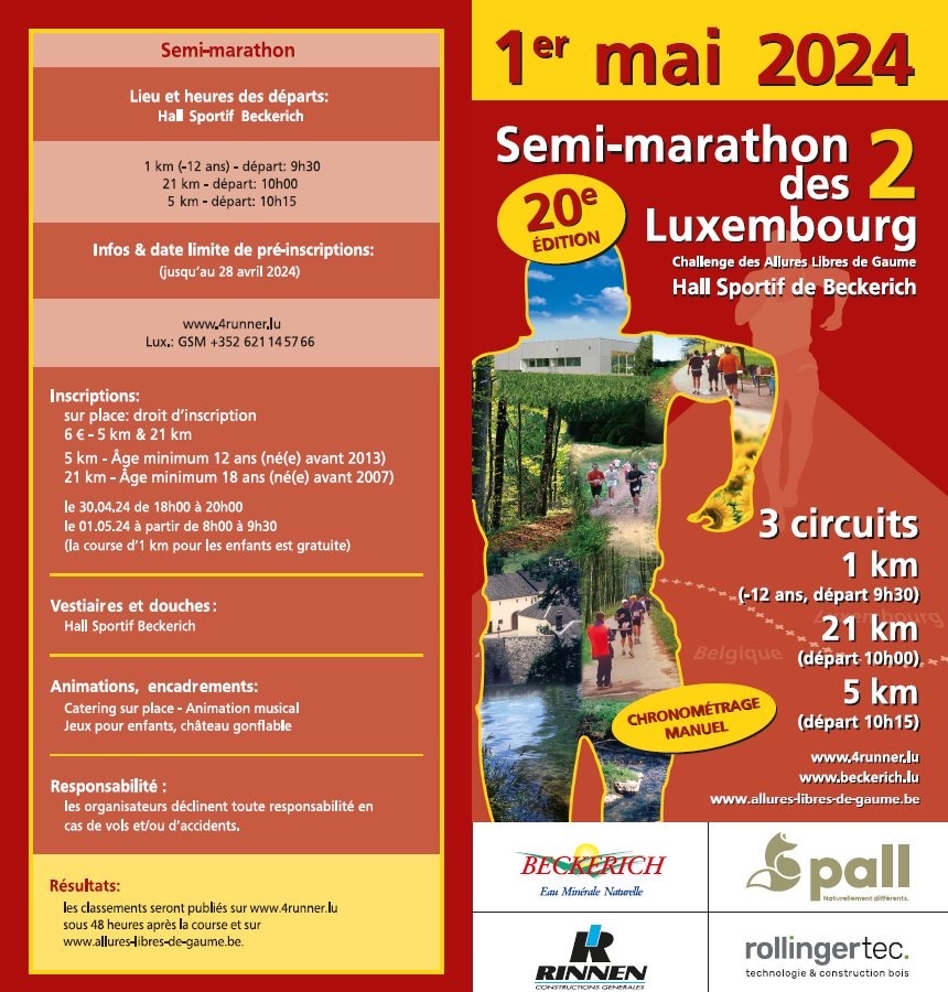 ALG semi-marathon des 2 Lux. Beckerich 2024 – Faby's way